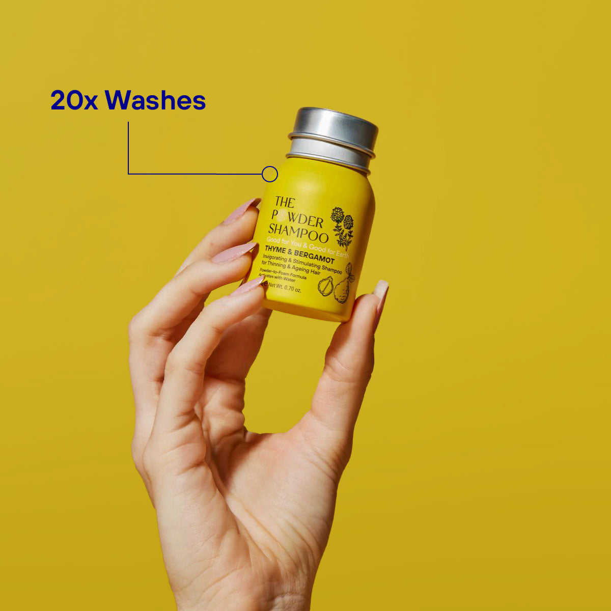Mini Shampoo for Hair Loss | The Powder Shampoo