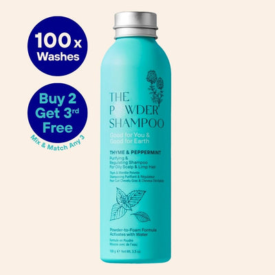 Water-activated Foaming Powder Shampoo | The Powder Shampoo