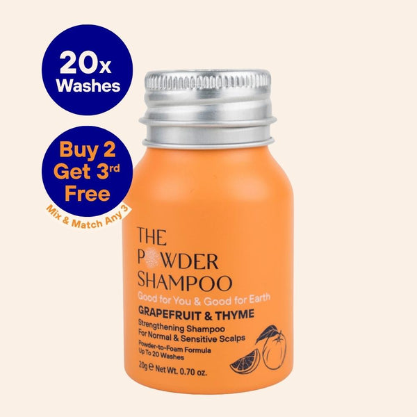 Travel powder shampoo mini bottles | The Powder Shampoo