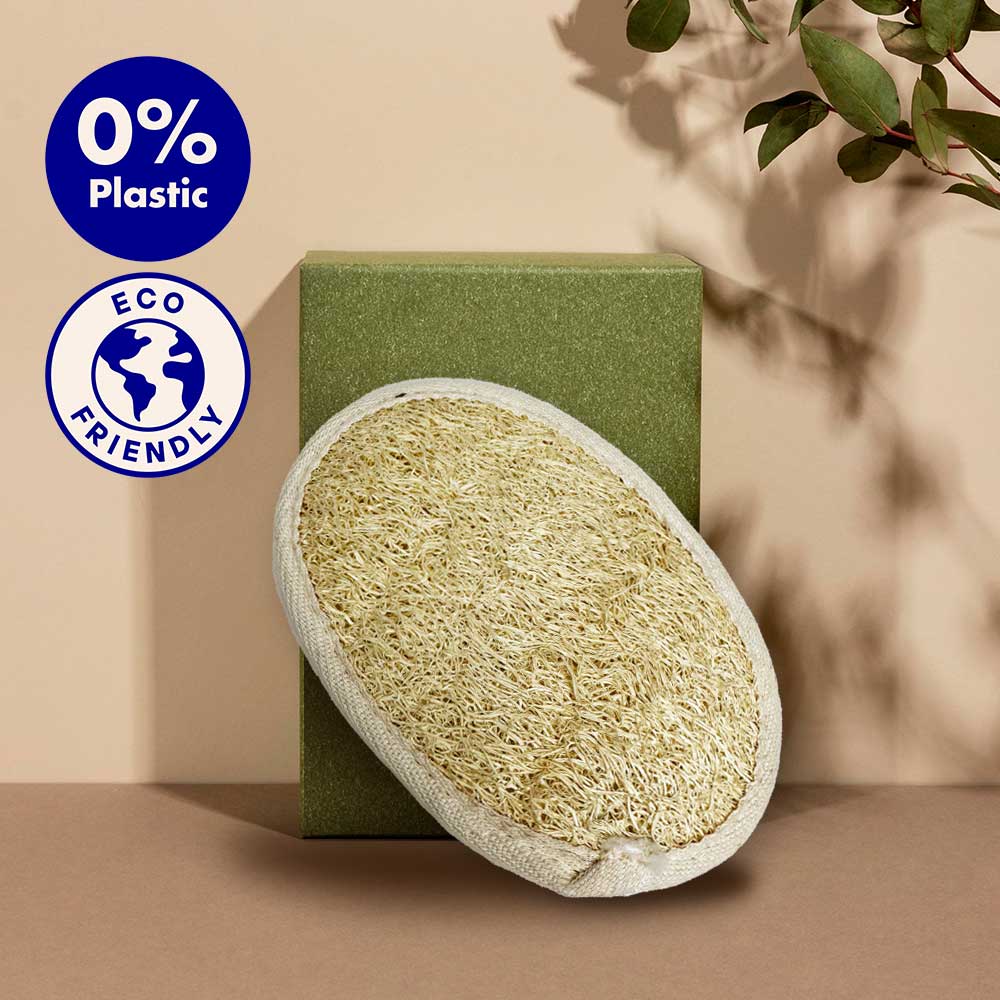 Natural Loofah Exfoliating Pad (Oval) – The Powder Shampoo