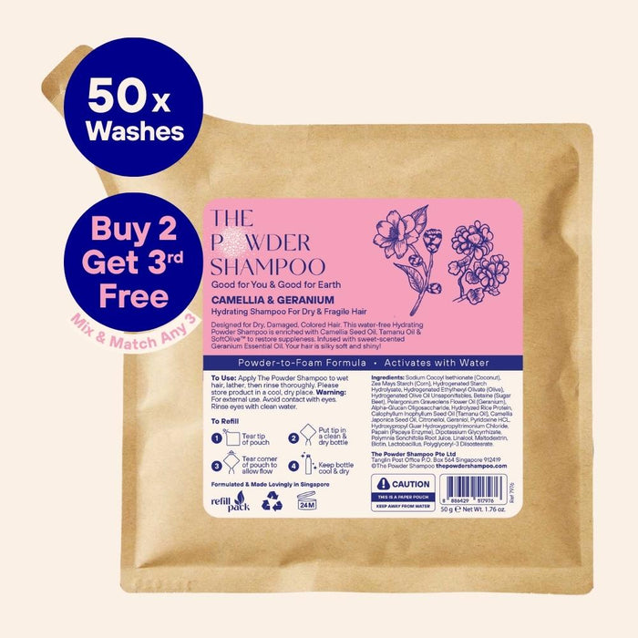 Water-activated Foaming Powder Shampoo | The Powder Shampoo