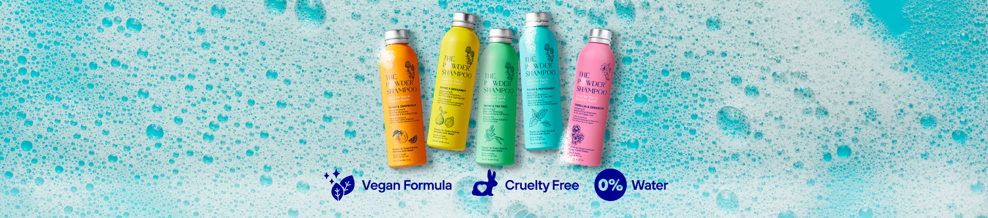 Powder Shampoo, water-activated foaming shampoo | The Powder Shampoo