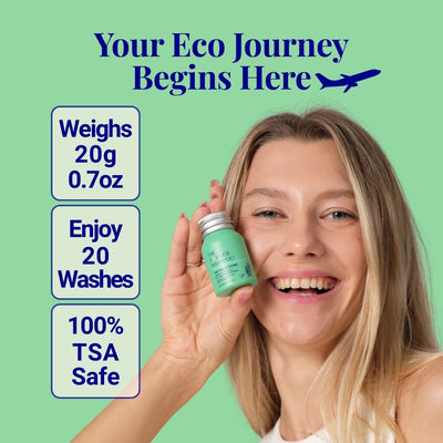 Travel powder shampoo mini bottles | The Powder Shampoo